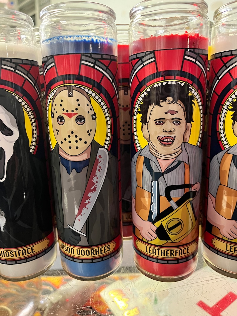 Horror Themed Prayer Candles - Etsy