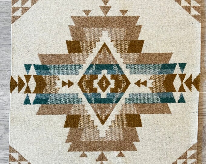PNW Southwestern Native Wool REMNANT Blanket Wt. Fabric Tribal ...