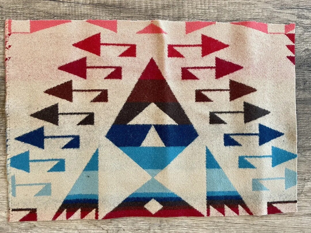 PNW Wool Southwest Pattern Wool REMNANT Blanket Wt Fabric - Etsy
