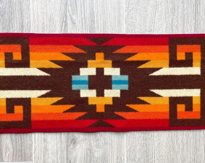 PNW Wool Southwest Pattern Wool REMNANT Blanket Wt Fabric Tribal ...