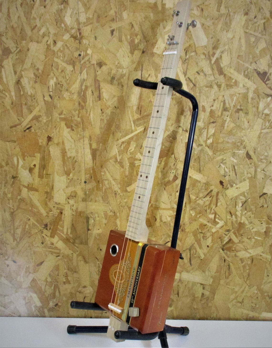 Blues Slide Guitar. Cigar Box Electric or Acoustic 3-string Guitar. - Etsy