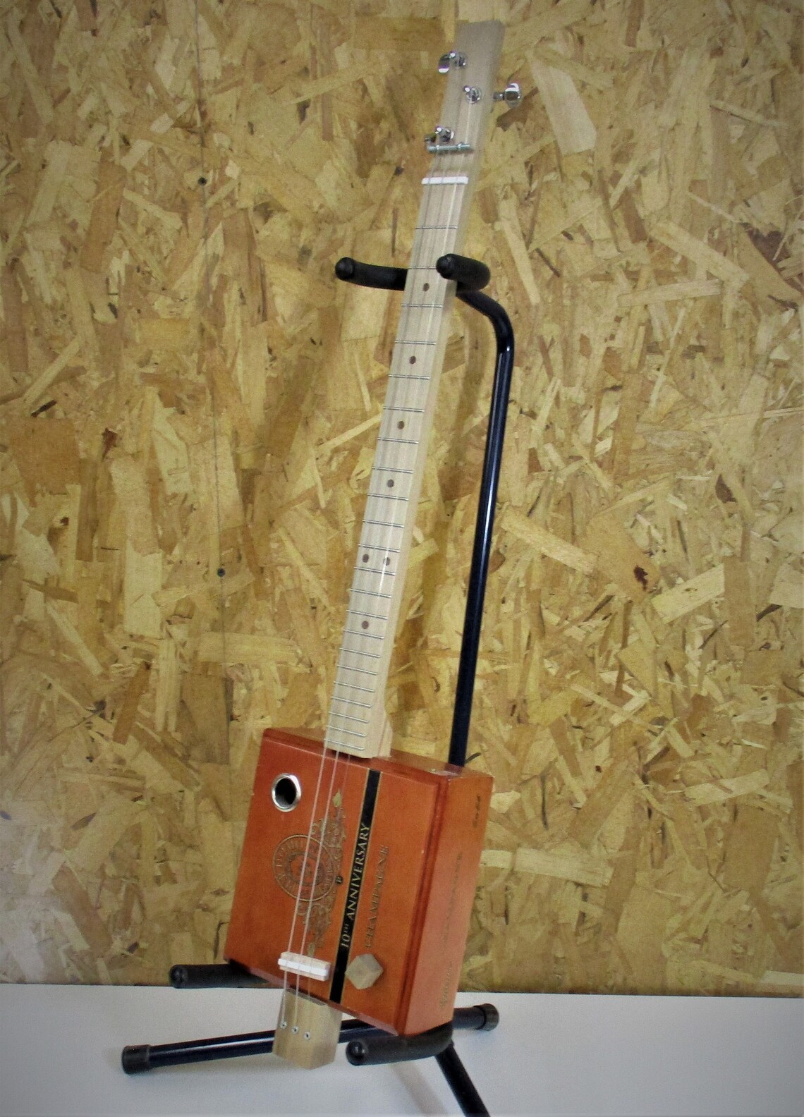 Cigar Box Guitar 3-string Electric or Acoustic Guitar. - Etsy