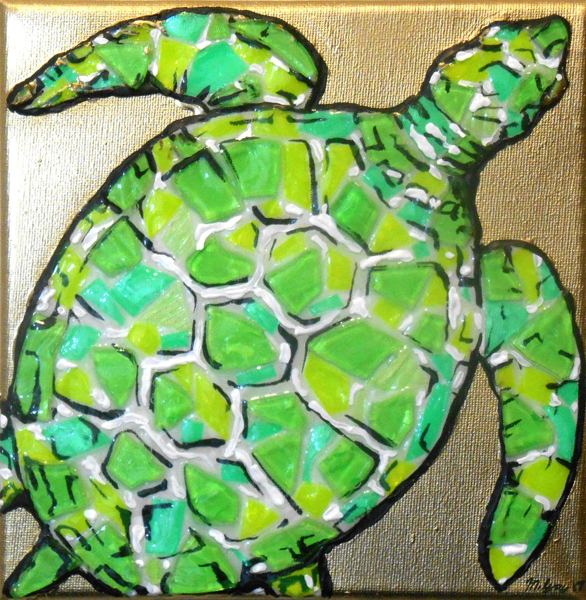 Recycled Sea Turtle