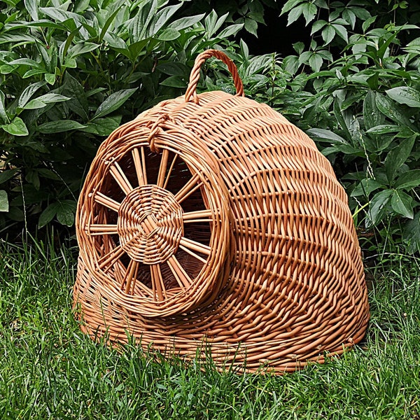 Wicker Cat Bed - Etsy