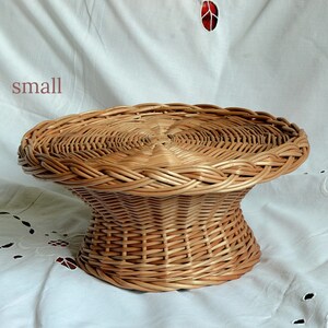 Wedding Cake Stand, Handmade Wicker Cake Stand, Willow Cake Stand ...