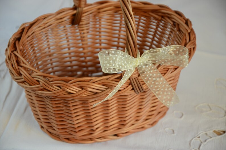 Kids Wicker Basket Small Basket Small Willow Basket Mini | Etsy