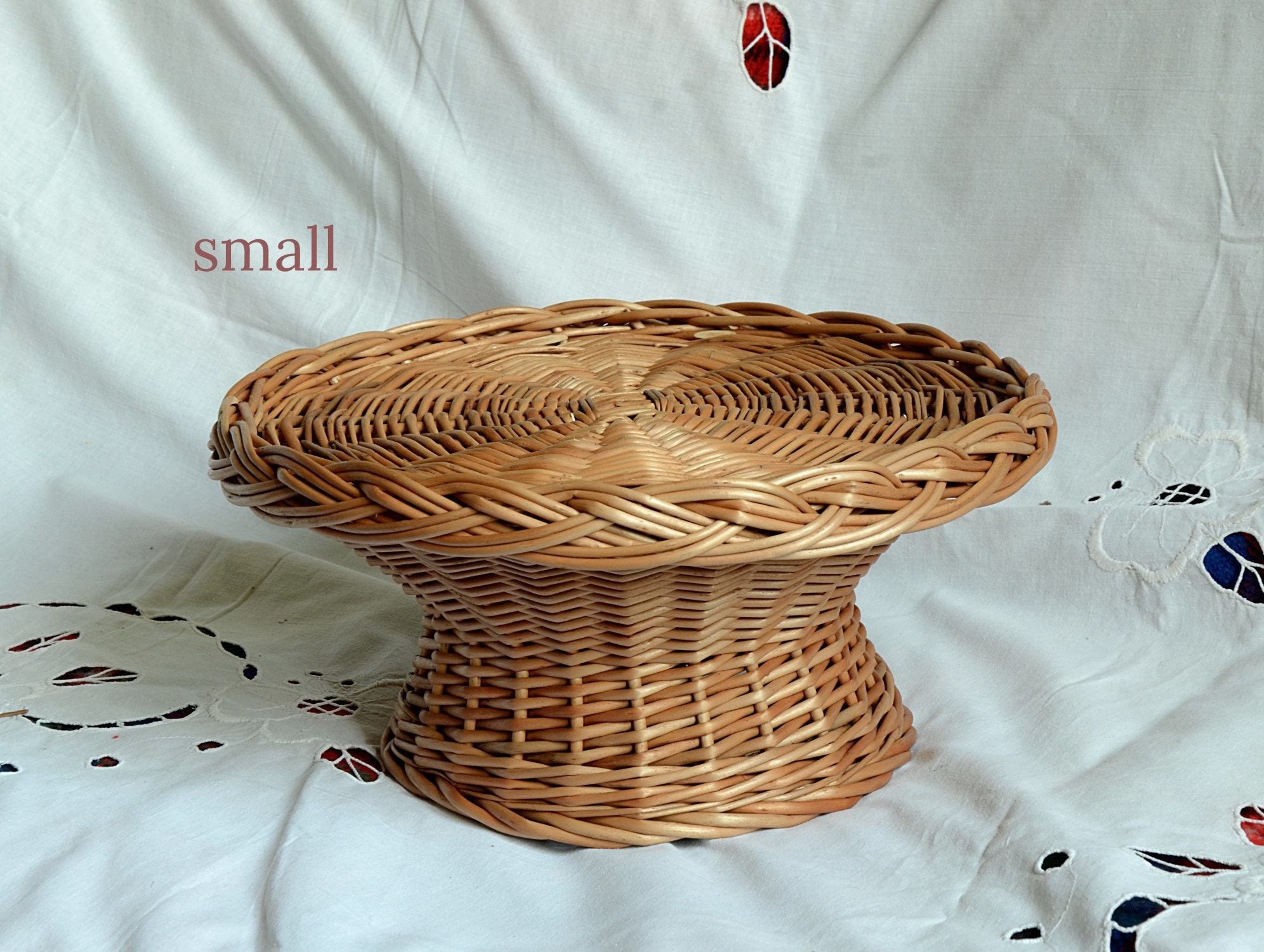 Wedding Cake Stand Handmade Wicker Cake Stand Willow Cake | Etsy