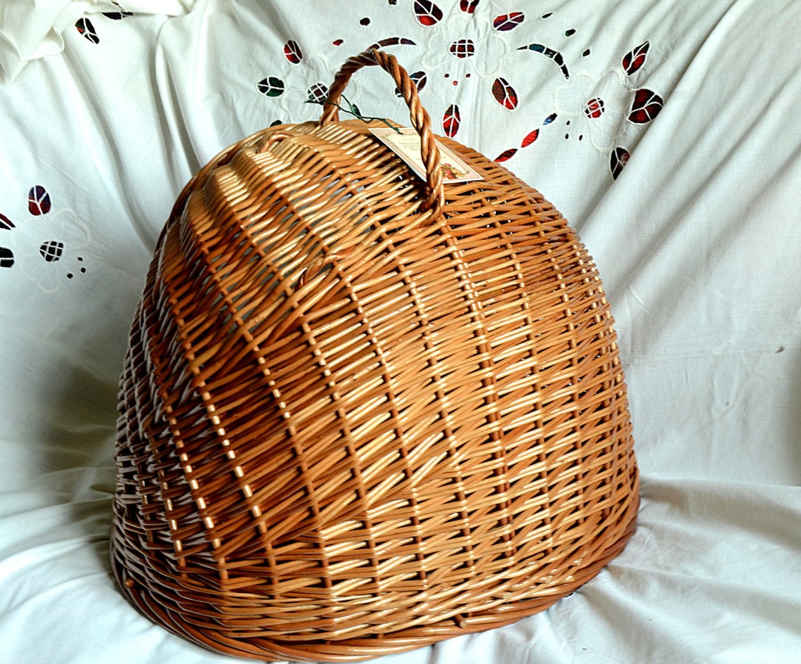 Cat Bed Cat Cave Wicker Basket for Cats Cat House | Etsy