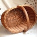 Large Oval Basket Large Wicker Basket Handwoven Basket Rustic Willow ...