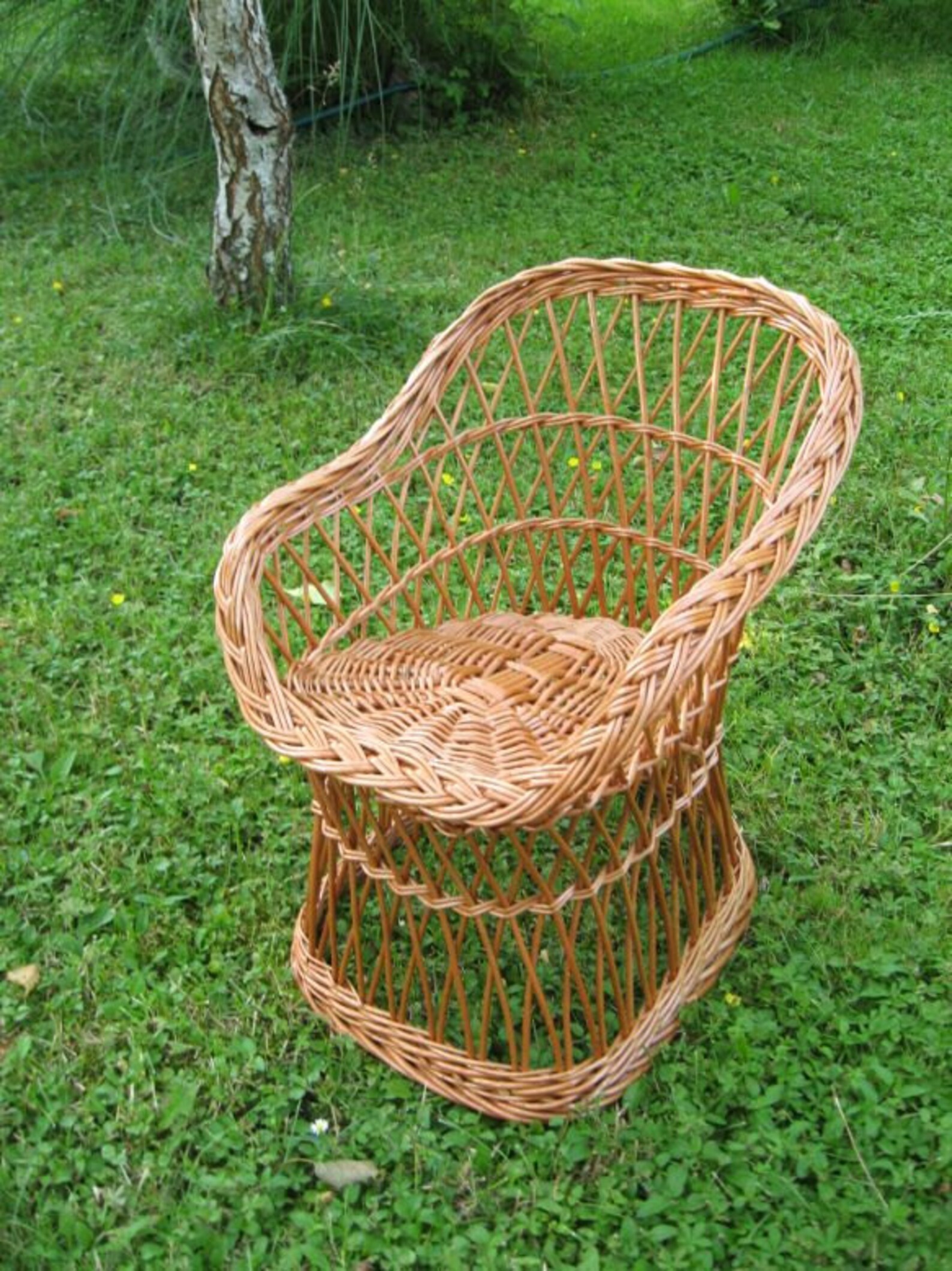 Wicker Kids Chair Willow Child Chair Kids Willow Chair - Etsy