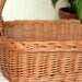 Rectangular Wicker Basket Gift Basket Shallow Basket - Etsy