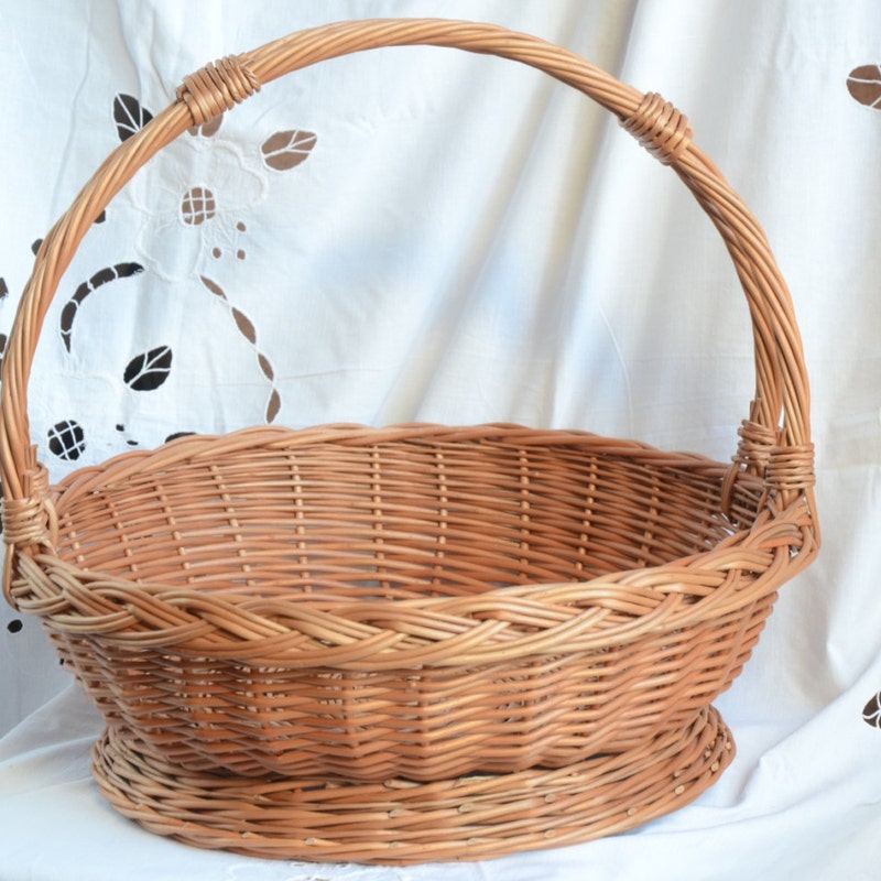 Round Basket - Etsy