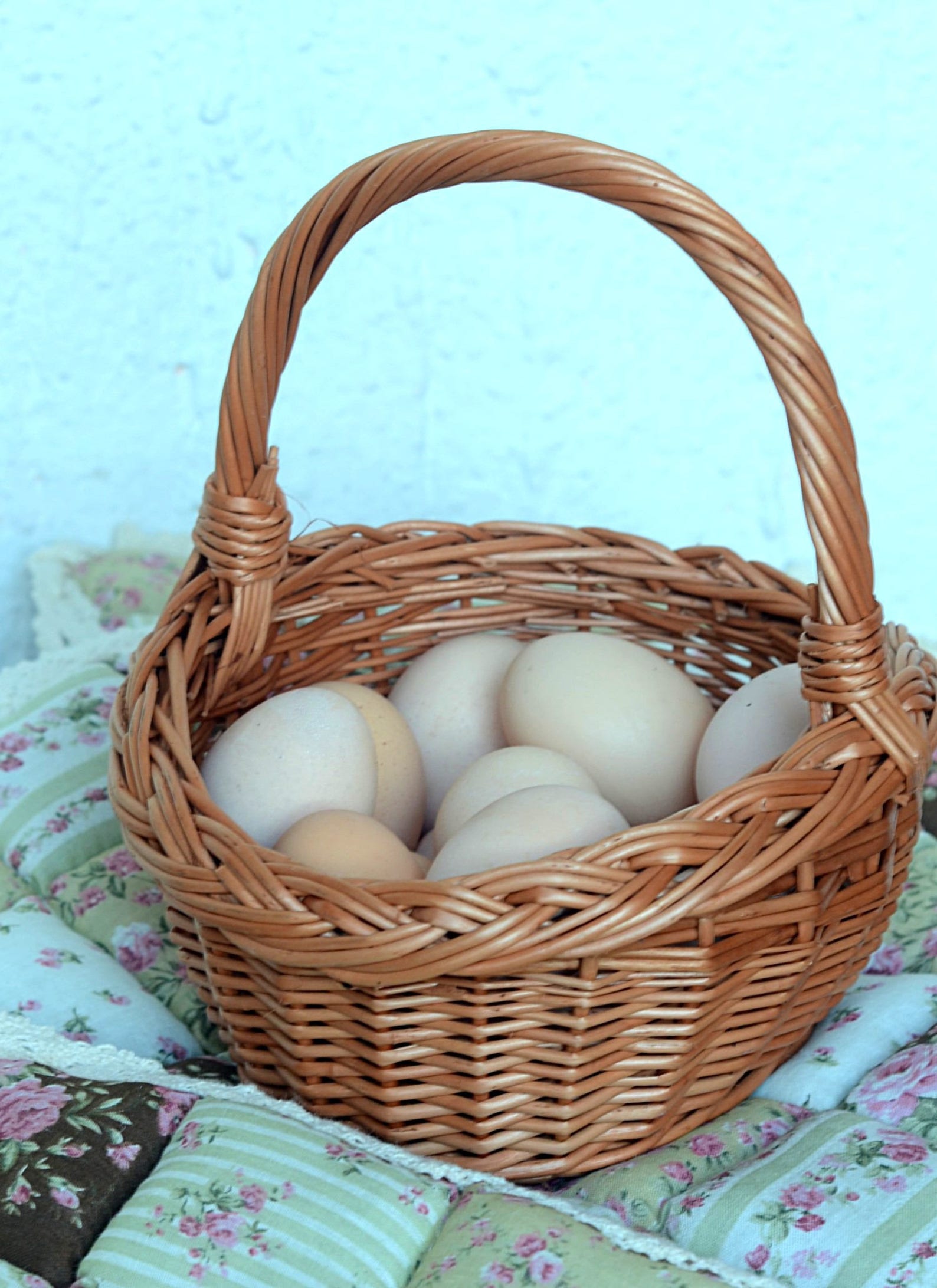 Oval Kids Wicker Basket Easter Basket Egg Hunt Basket Small - Etsy