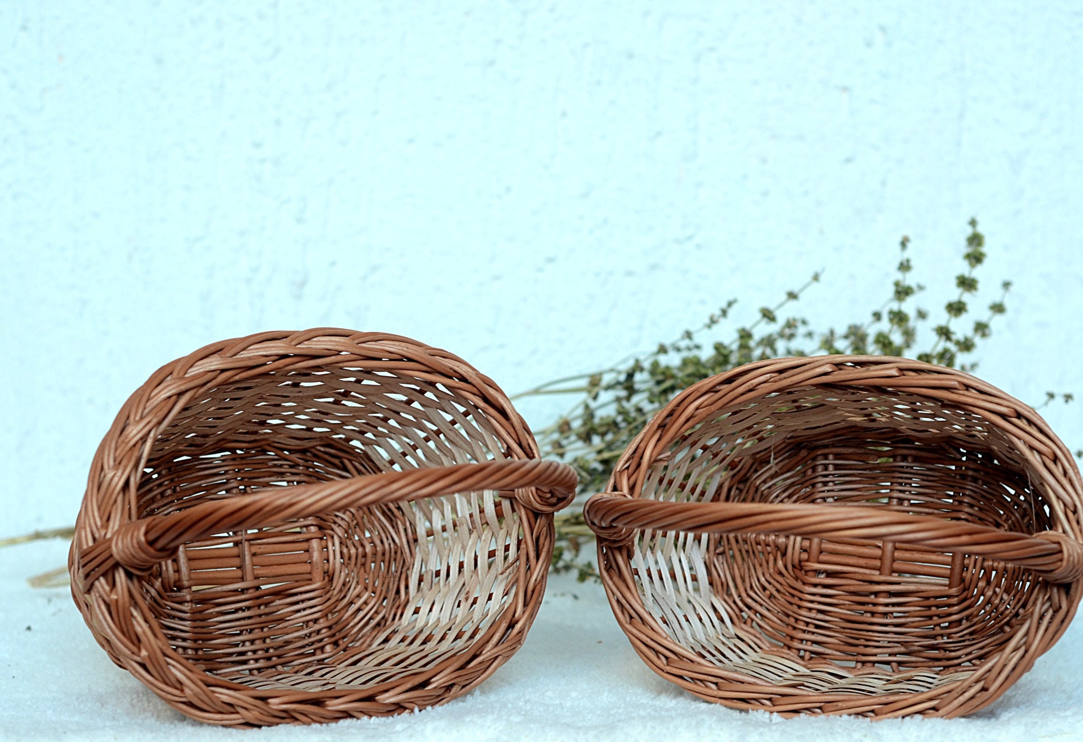 Kids Wicker Basket Small Basket Small Willow Basket Small | Etsy