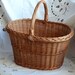 Large Oval Wicker Basket Big Woven Basket Large Picnic - Etsy