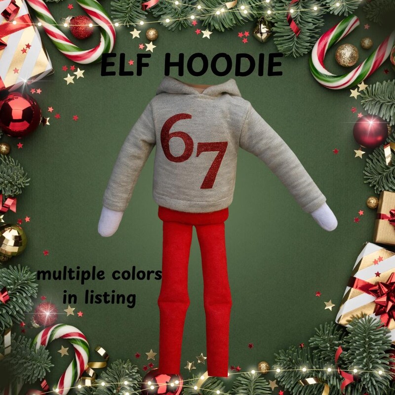 67 hoodie for elf on the shelf - Etsy.de