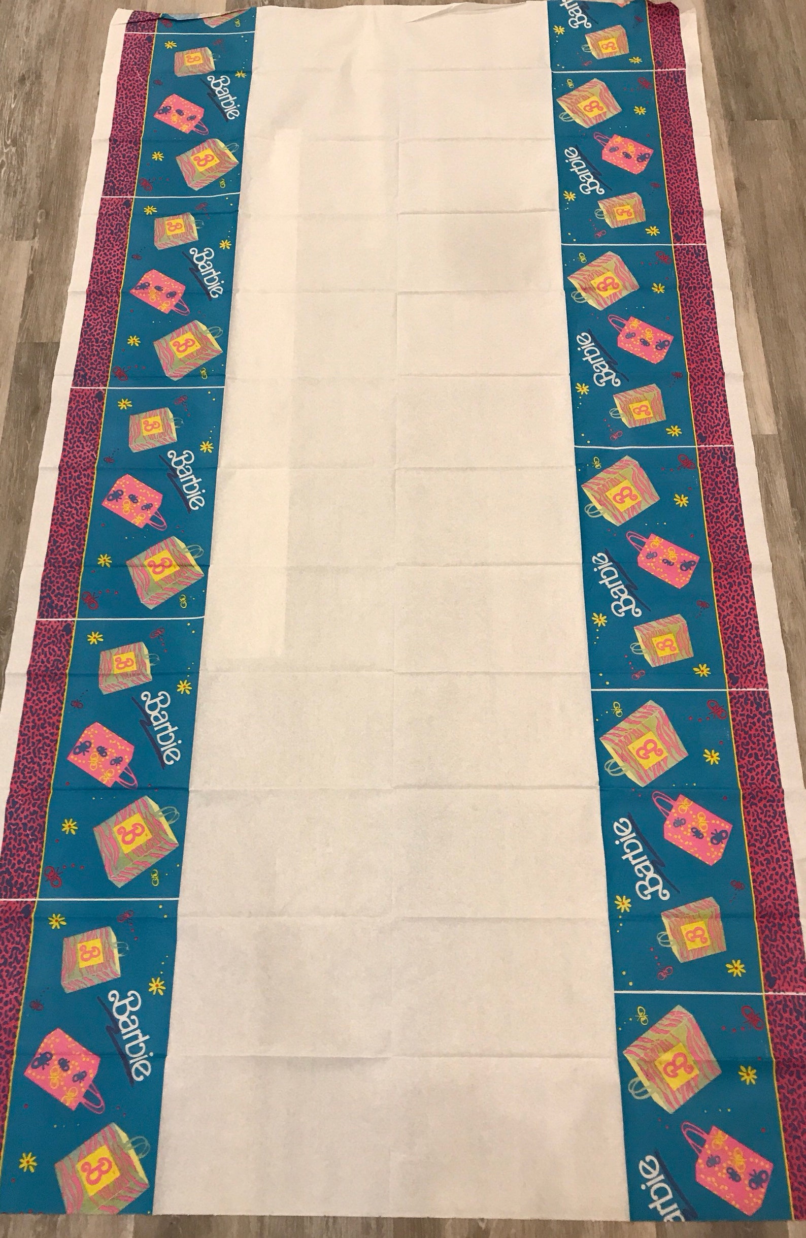 BACK IN STOCK! Vintage 1990s Barbie Party Tablecloth- One Set of 2 ...