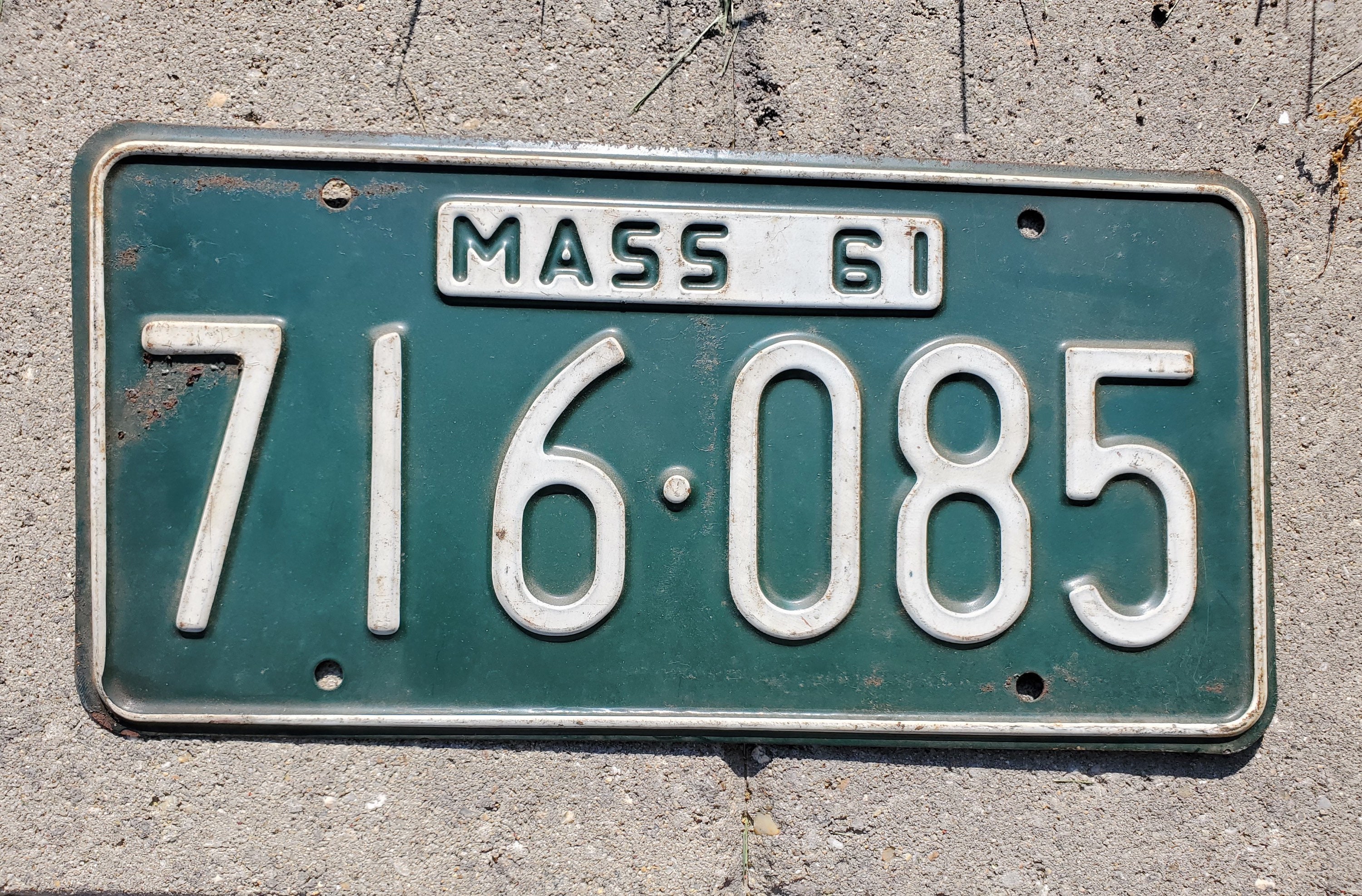 Vintage/antique 1940s-1960s Massachusetts License Plates - Etsy