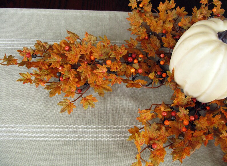 Fall Maple Leaves Stem 14 Including Stem and 5 - Etsy