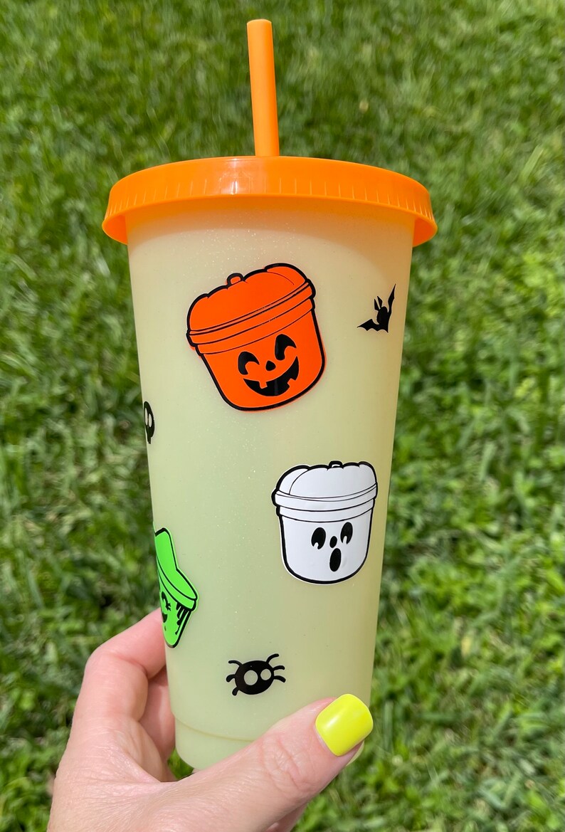 Boo Bucket 24oz Cold Drink Cup - Etsy