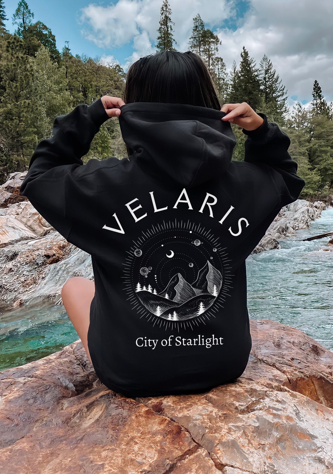 ACOTAR Hoodie, Velaris Hoodie, Feyre & Rhysand, City of Starlight, Book ...