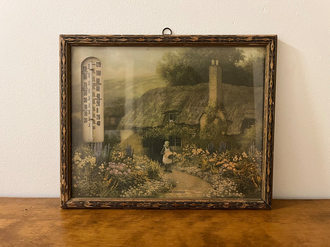 Garden Thermometer Artwork - Etsy