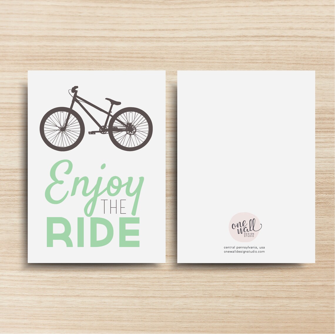 Enjoy the Ride PRINTABLE Greeting Card, 5x7, Digital Art, Cardstock ...