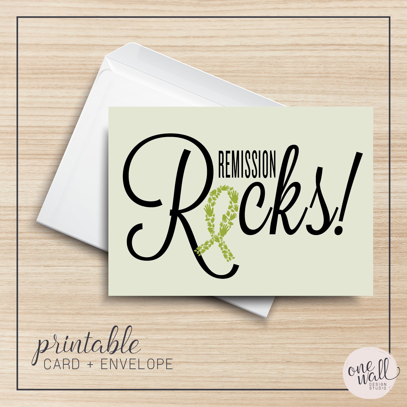 Remission Rocks PRINTABLE Greeting Card, 5x7, Digital Art, Cardstock ...