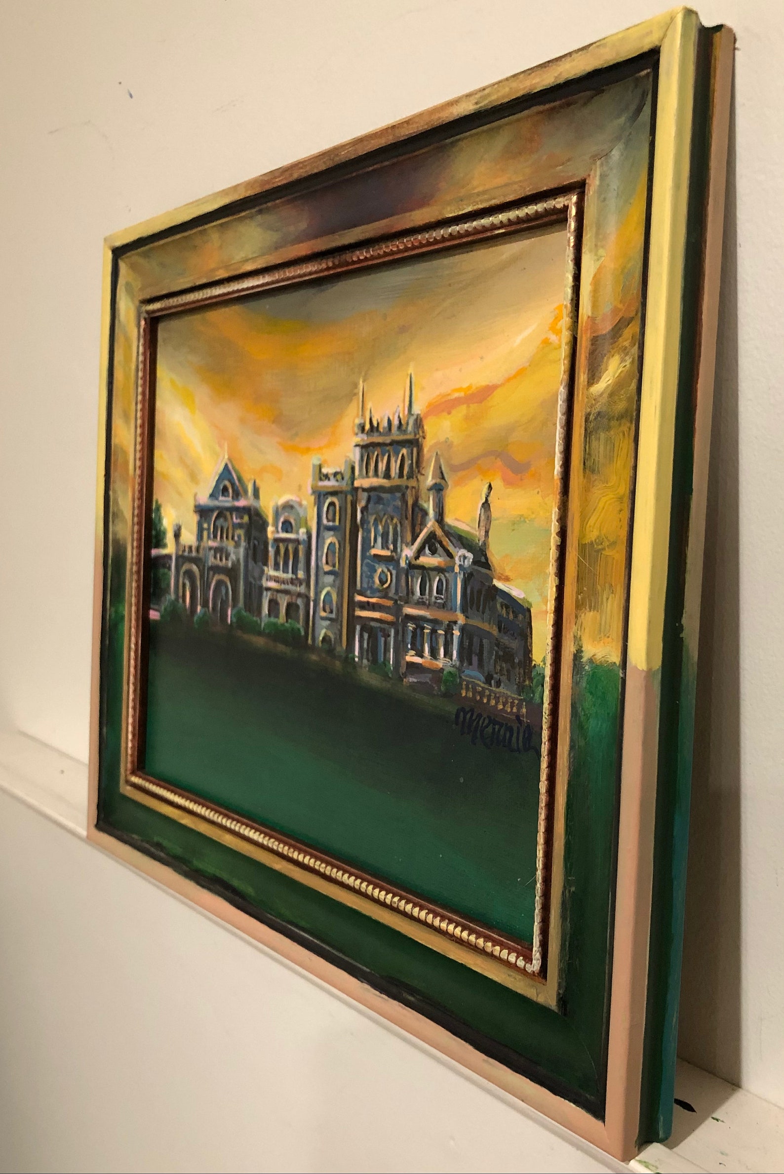 Lyndhurst Gothic Original Acrylic Painting 8x10 Lyndhurst - Etsy