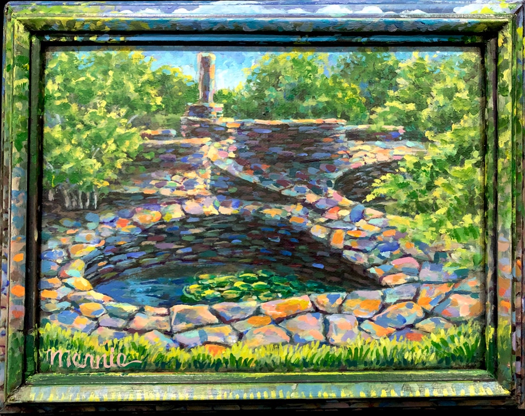 Opus 40 Original 15x12 Acrylic Painting Opus 40 Earth - Etsy