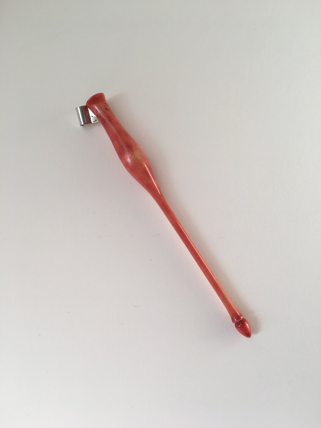 Oblique Calligraphy Pen in Dyed Red Maple - Etsy