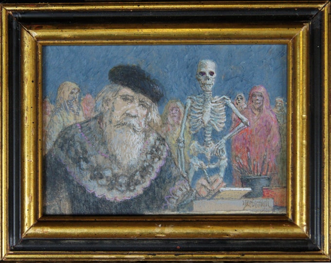 Self Portrait With Death and Ghosts - Etsy