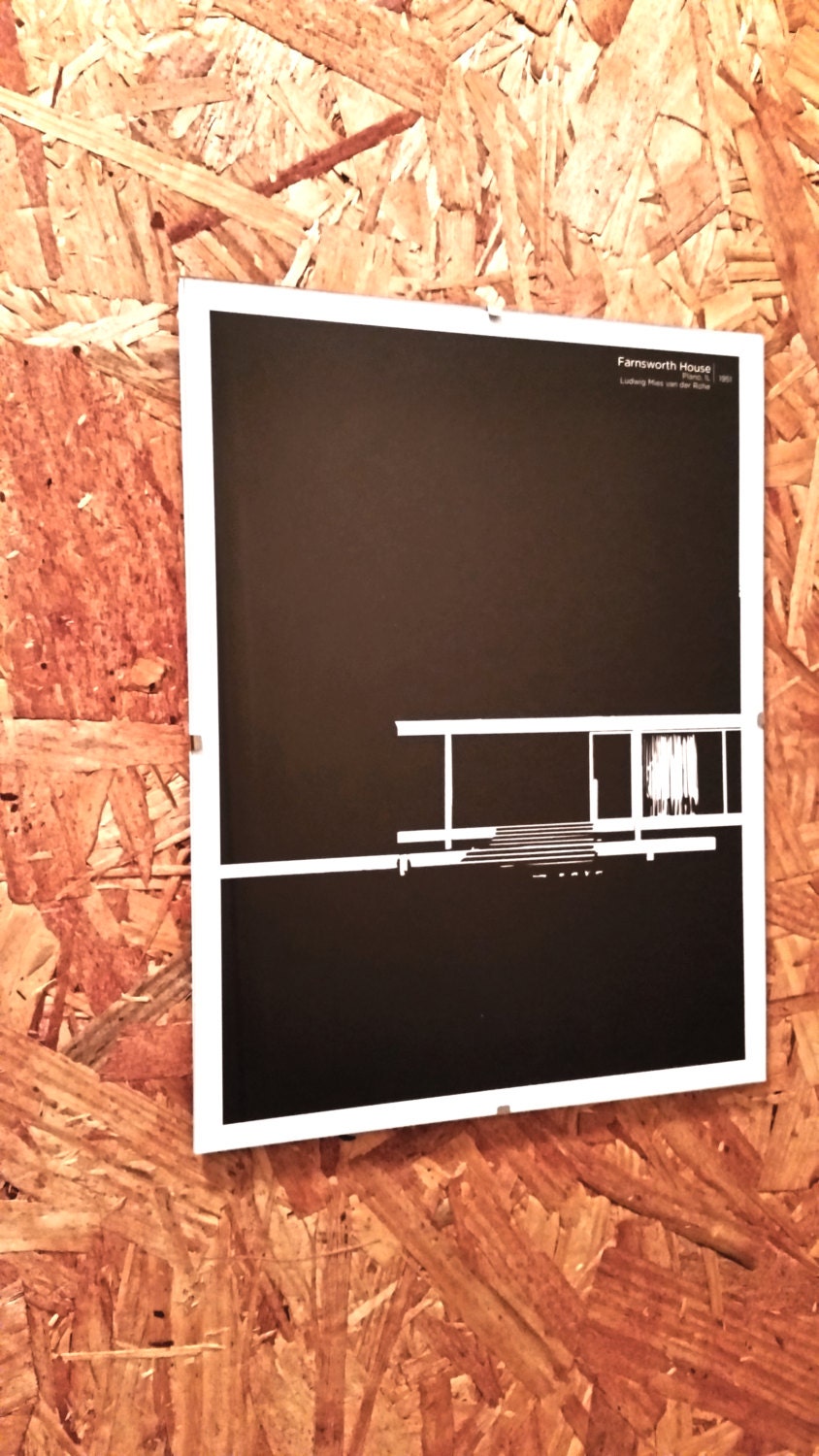 Farnsworth House Print - Etsy