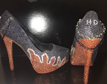 Flame shoes | Etsy