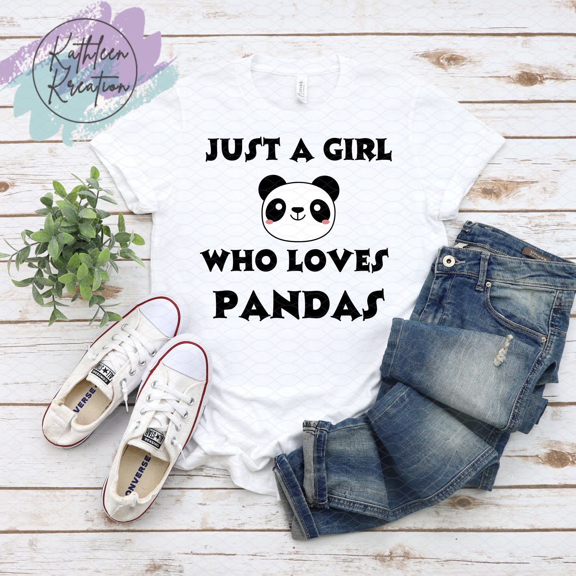Just a Girl Who Really Loves Pandas SVG, Cut File, Panda SVG, Funny SVG ...