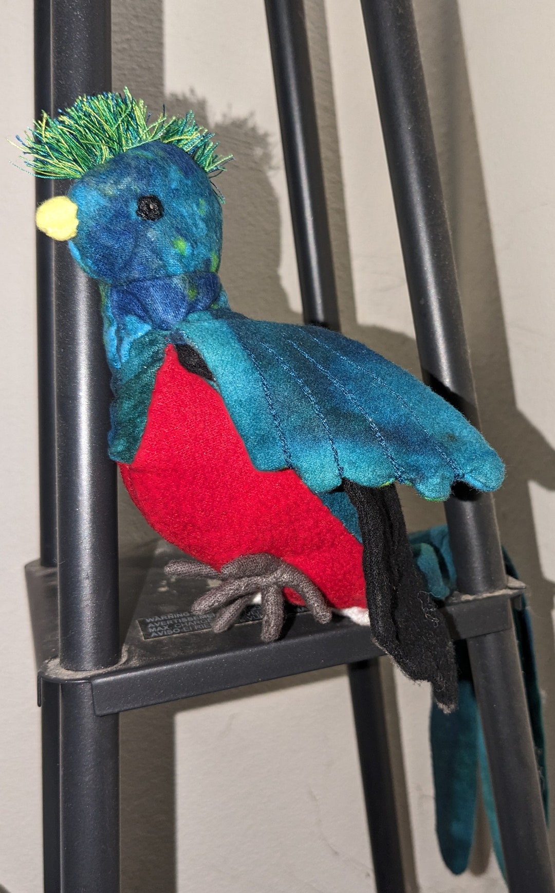 Resplendent Quetzal Plush Bird - Etsy
