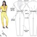 Pull on Dress PDF Sewing Pattern by Style Arc Adeline Cocoon Dress ...