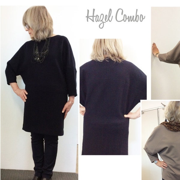 Cocoon Dress Pattern - Etsy