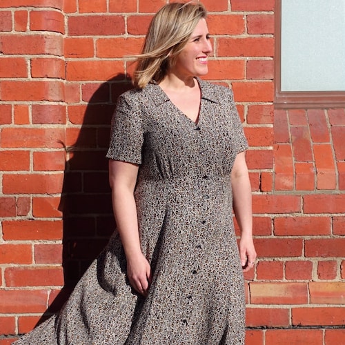 Armidale Dress Sizes 4 6 8 PDF Print at Home Pattern by - Etsy