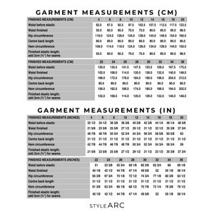 Style Arc Sizes 28 36 Ayla Woven Skirt Pattern PDF Pattern for Printing ...