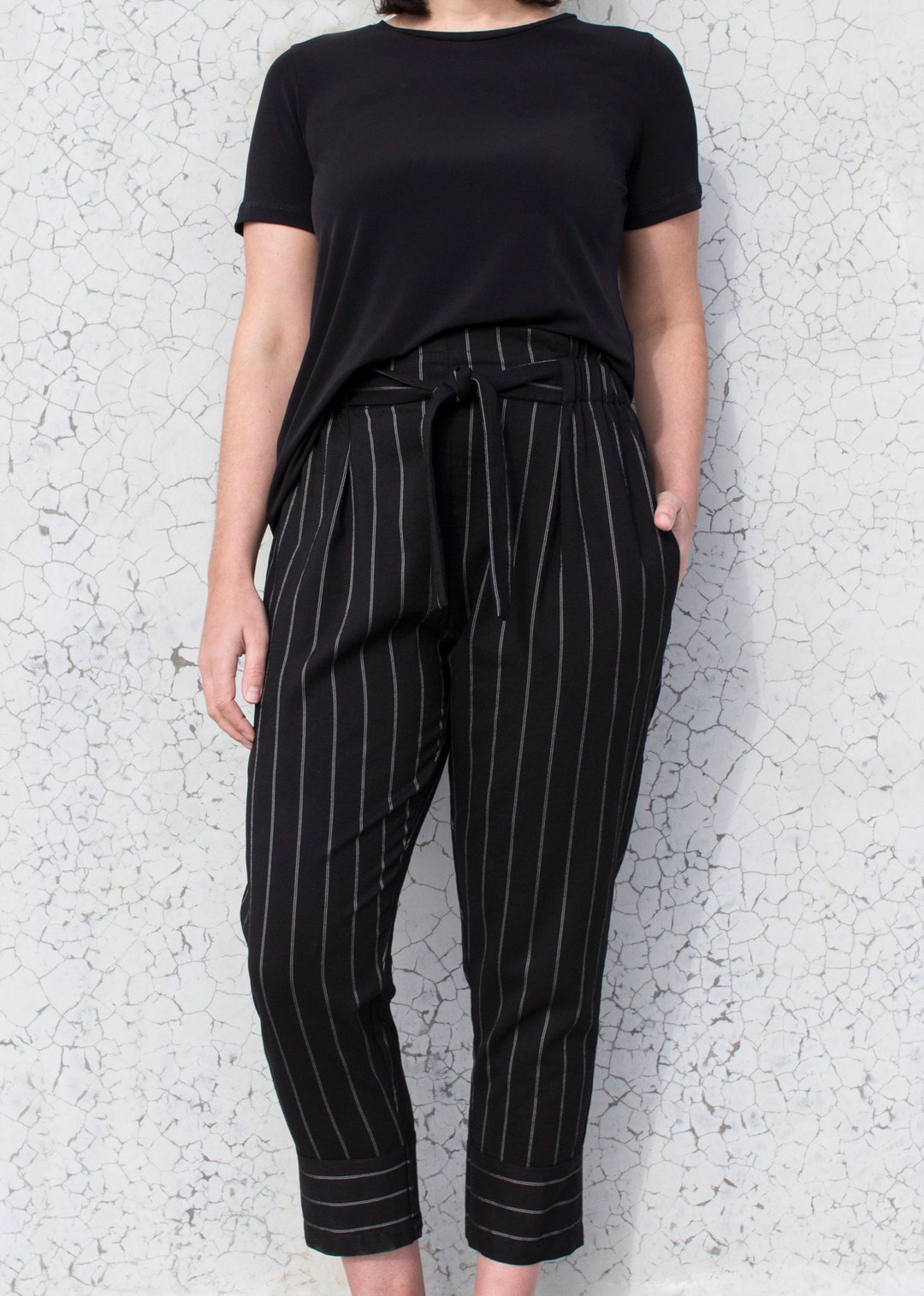 Tully 7/8th Paperbag Pant Sizes 4, 6, 8 PDF Sewing Pattern for Printing at Home by Style Arc ...