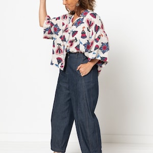 Style Arc | Sizes 10 - 22 | Twig Woven Pant | PDF Pattern for Printing ...