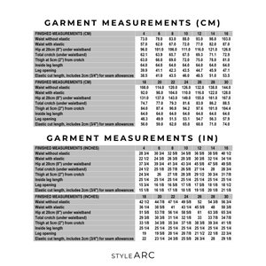 Style Arc | Sizes 10 - 22 | Twig Woven Pant | PDF Pattern for Printing ...