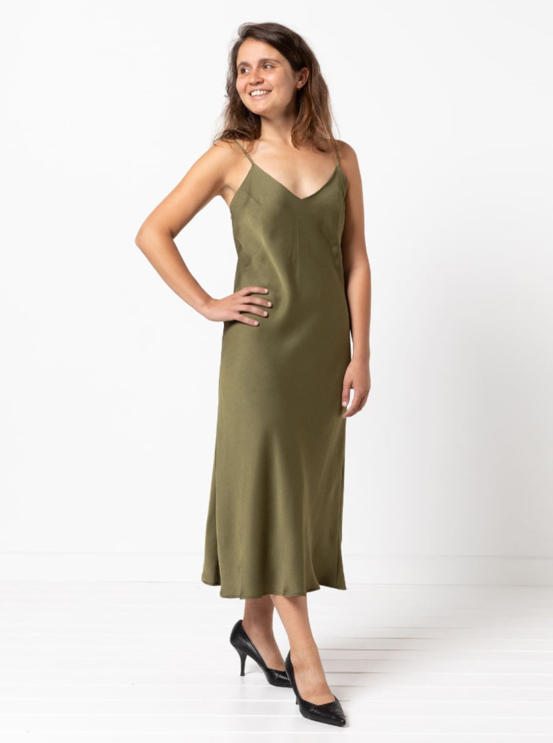 Style Arc | Sizes 4 - 16 | Kingsley Bias Cut Dress and Cami | PDF ...