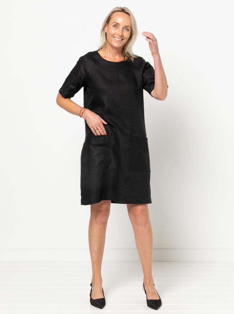 Style Arc | Sizes 10 - 22 | Mary Shift Dress | PDF Pattern for Printing ...