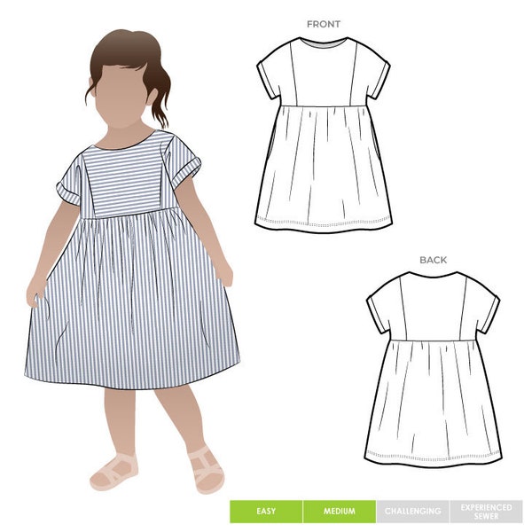 Panel Dress Pattern - Etsy