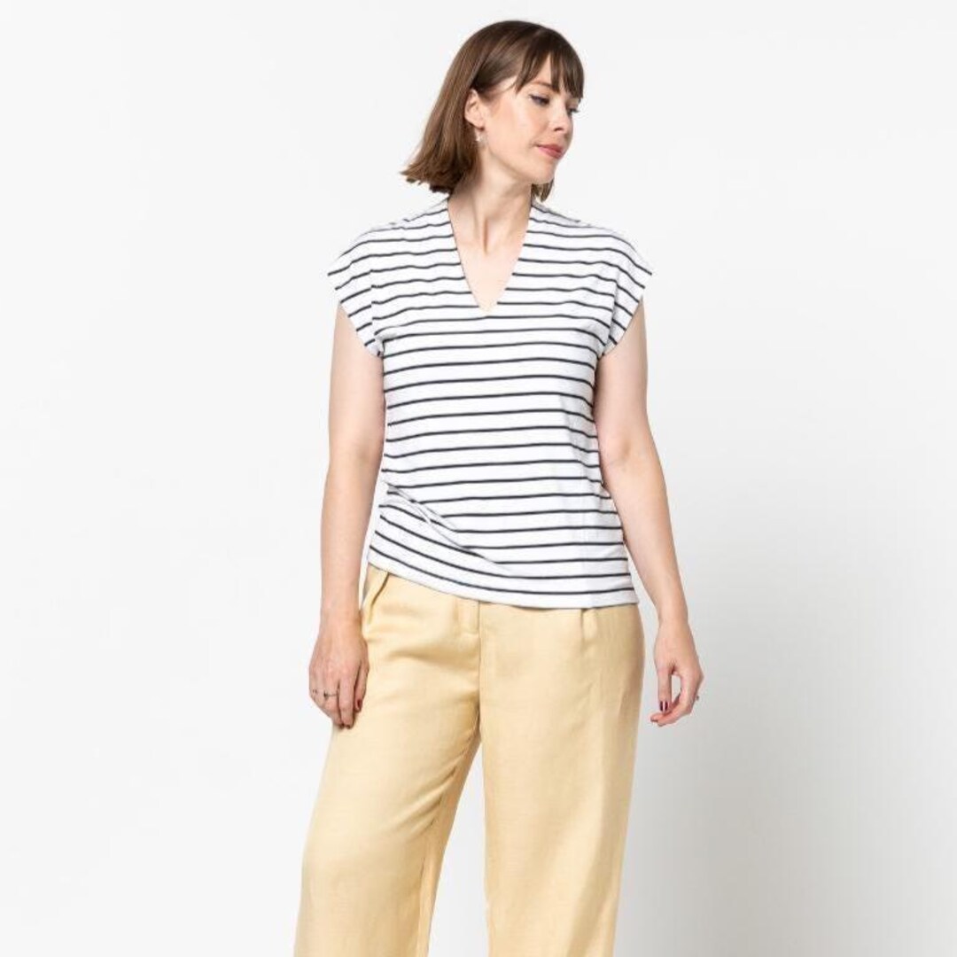 Style Arc | Sizes 10 - 22 | Como Knit Top | PDF Pattern for Printing at ...