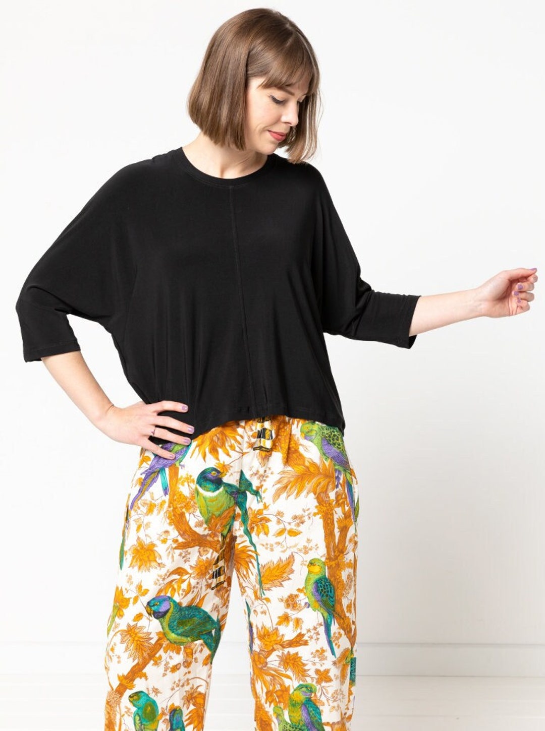 Style Arc | Sizes 4 - 16 | Rhea Knit Top Pattern | PDF Pattern for ...