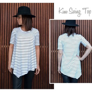 Kim Swing Top Sizes 10 12 14 PDF Sewing Pattern for - Etsy