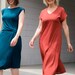 Sizes 16, 18, 20 Doreen Knit Dress PDF Patterns for Printing at Home by ...